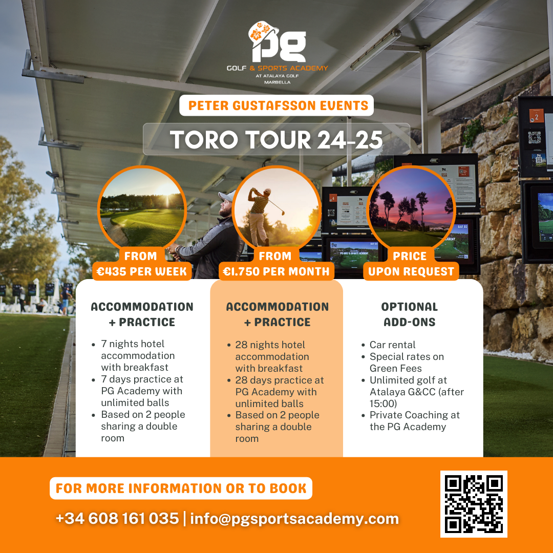 PG Golf Academy - Toro Tour